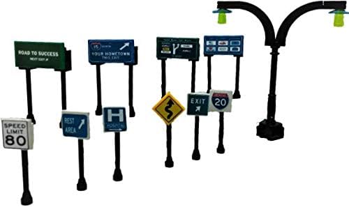 Amazon.com: Building Bricks Toys City Highway Sign Boards 11 PCS for ...