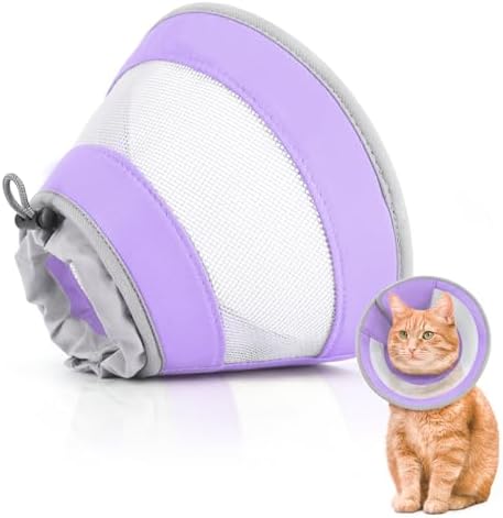 Amazon.com : GoGoPaw Cat Cone, Breathable Cat Cone Collar Soft ...