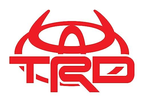 Amazon.com: Vinyl Decal - Compatible with TOYOTA TRD products (Blue, 3 ...