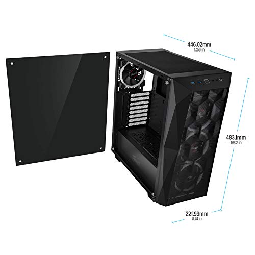 Rosewill ATX Mid Tower Gaming PC Computer Case with Tempered Glass ...