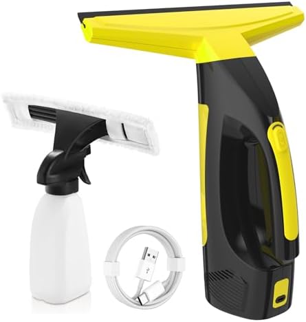 Amazon.com: Window Vacuum Squeegee Cordless, Window Vac with Detachable ...