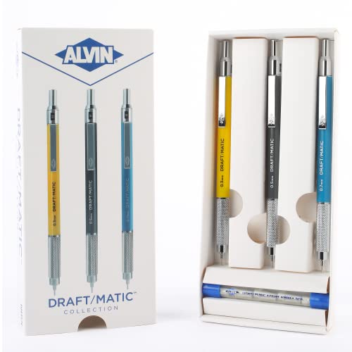 Snapklik.com : ALVIN DM357C Draft-Matic Mechanical Pencil, 3 Pack ...