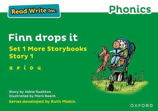 Read Write Inc Phonics: Green Set 1 More Storybook 1 Finn drops it ...