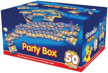 Starmix Party Box – 50 Pack of 16 g Mini Bags (Total 800 g) | Iconic ...