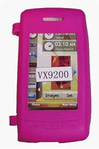 Amazon.com: Hot Pink Silicone Skin Cover Case Cell Phone Protector for ...