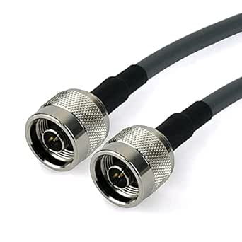 Amazon.co.jp: エンジェルハムショップジャパン(ANGEL HAM SHOP JAPAN) 同軸ケーブル 5D2V NP-NP 10m (インピーダンス:50Ω) 5D-2V加工製 ...