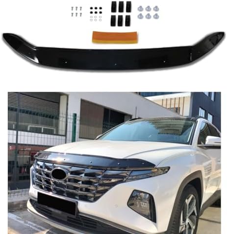BMY Hood Deflector/Front Bug Shield Compatible for Hyundai Tucson 2022 ...