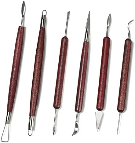 Polymer Clay Sculpting Tools Kit, 6pcs Clay Modeling Ceramic Sculpting ...