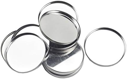 Amazon.com: 20 Pieces Empty Round Metal Tin Palette Pans Round Metal ...