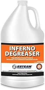 Amazon.com: ESTEAM Inferno Degreaser, High Alkaline Soft or Hard ...
