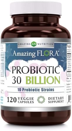 Amazon.com: Amazing Flora Probiotic 10 Best Probiotics Strains | 30 ...