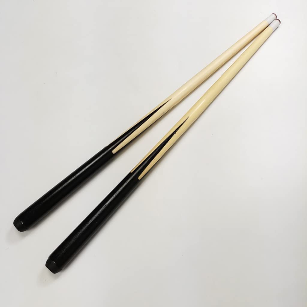 2pcs 68 cm Wood Single One-Piece Billiard Pool Cues for Household Pool ...