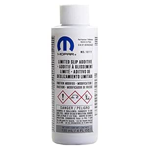 Genuine Mopar Fluid 4318060AC Limited Slip Additive - 4 oz. Bottle ...