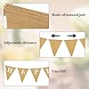 Amazon.com: GCQQ Burlap Banner Pre-Strung, 49Ft 48 Pcs Burlap Pennant ...