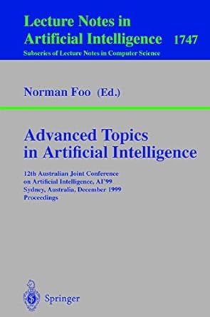 Advanced Topics in Artificial Intelligence: 9783540668220: Medicine ...