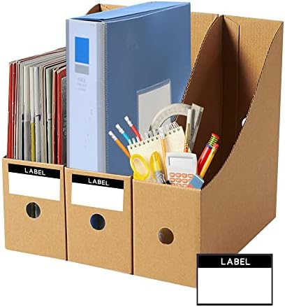 DUDSOEHO Magazine File Holder【10 Pack】- Cardboard Magazine Holder with ...