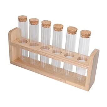 Zerodeko Test Tube Display Rack for Kitchen Bean Display Holder Fine ...