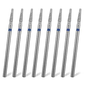 Amazon.com: 8pcs Tapered Barrel Nail Drill Bit Nail Drill Bits Set ...