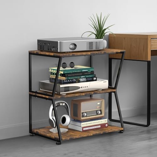 Amazon.com: Aquzee Game Console Stands, 4-Tier Stereo Stand Cabinet for ...