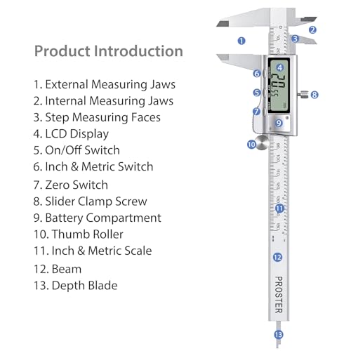 Snapklik.com : 150mm 6inch Digital Vernier Caliper Stainless Steel ...