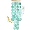 Amazon.com : Wind Chimes for Outside - Handcrafted Turquoise Capiz ...