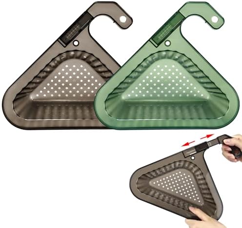 YingBiao 2PCS Sink Colander Strainer Basket with Detachable Handle ...