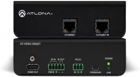 Amazon.com: Atlona Technologies at-HDRX-RSNET RS-232 HDBaseT RX Box for ...