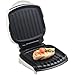 Amazon.com: George Foreman GR10ABW Champ Grill with Bun Warmer, White ...