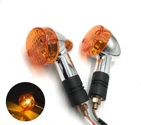SPNUVR 2Pcs Motorcycle Bullet Turn Signals Lights For Honda Shadow Aero ...