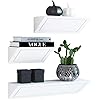Amazon.com: Fytz Design 3-Piece Set of Modern White Floating Shelves ...