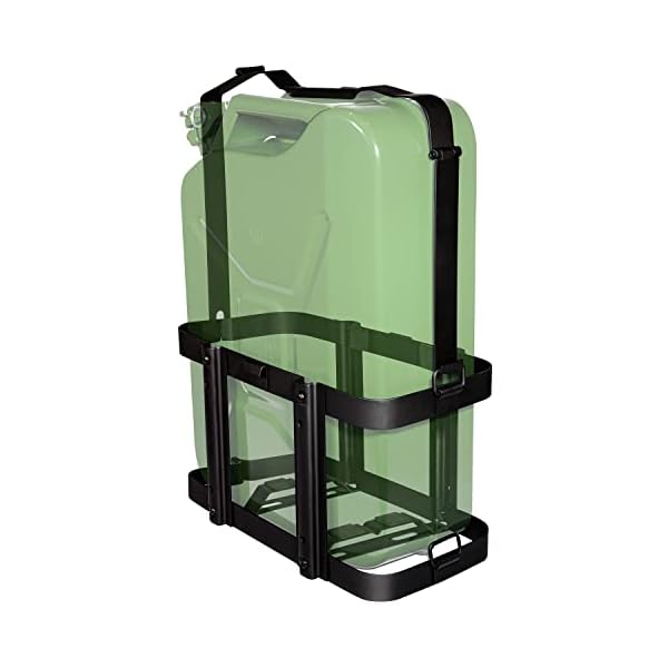 SPARKWHIZ Jerry Gas Can Holder, 5 Gallon / 20 Liter Steel Jerry Can ...
