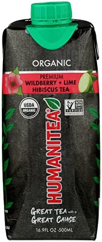 Amazon.com : Humanitea Organic Premium Wildberry with Lime Hibiscus Tea ...
