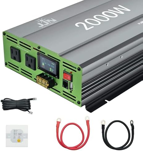Amazon.com: BELTTT 2000W Pure Sine Wave Inverter, Car Power Inverter ...