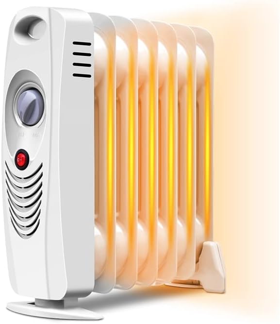 Amazon.com: ARLIME Oil Filled Radiator Heater, 700W Small Space Heating ...