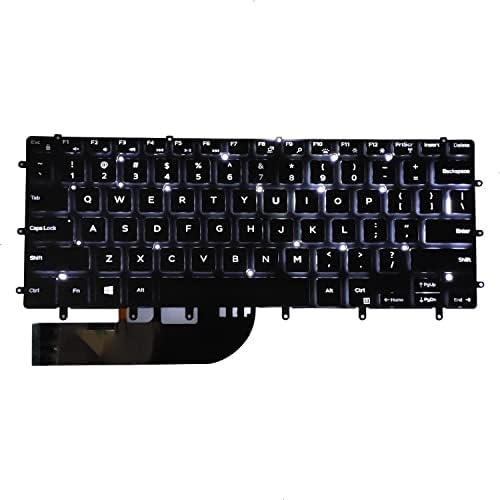 Amazon.com: ANTWELON Retroiluminación de teclado de repuesto para Dell ...