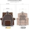 Amazon.com: HOMYEDAMIC Oversized Recliner Chair, Plus Size 28 inch ...