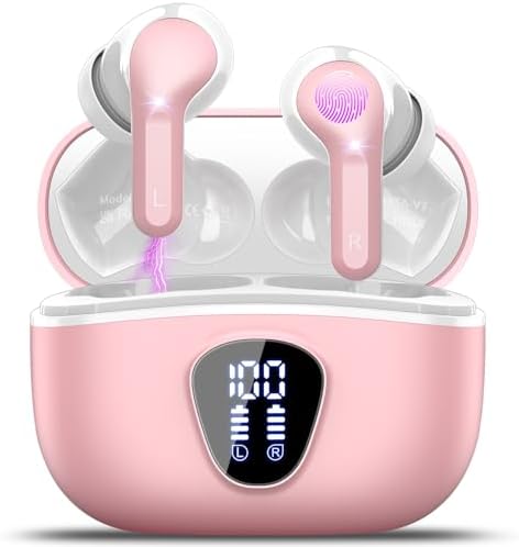 Amazon.com: Wireless Earbuds Bluetooth 5.3 Headphones, 40H Playback ...