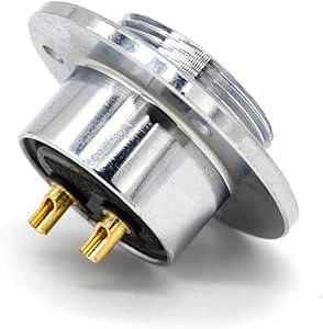 Amazon.com: GX20 Connector 2 Pin Panel Mount Circular Round Connector ...