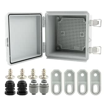 Outdoor WiFi Enclosure, Outdoor Electrical Box Waterproof IP67, 6X6 ...