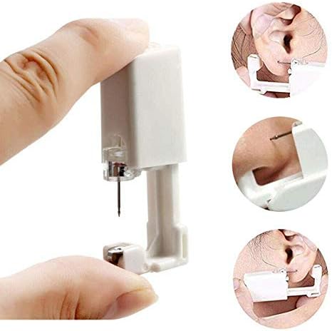 8 Pezzi Pistola Buchi Orecchie, Bianca Piercing All'Orecchio Usa e ...