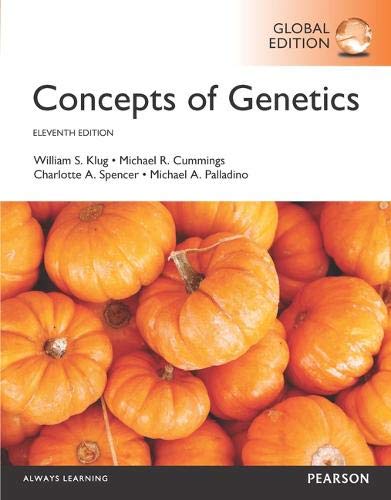 Concepts of Genetics with MasteringGenetics, Global Edition: Palladino ...
