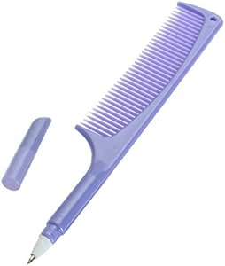 Creative Lovely Comb Pen Ballpoint Pens Stationery Plastic Office ...