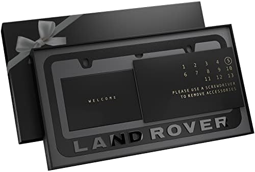 TopMuscle Black License Plate Frame for Land Rover, Frames - Amazon Canada