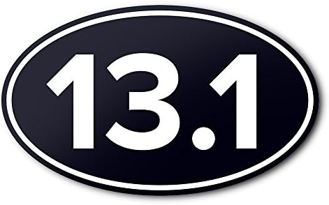 Amazon.com: 13.1 Marathon Runner Sticker Decal Notebook Car Laptop 4" x ...