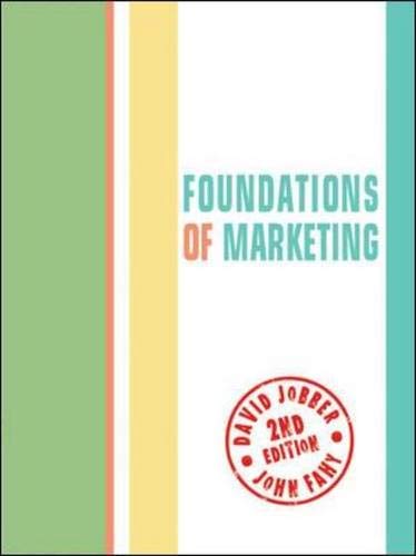 Amazon.com: Foundations of Marketing: 9780077122287: David Jobber, John ...