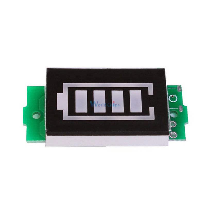 1S Single 3.7V Lithium Battery Capacity Indicator Module 4.2V Blue ...