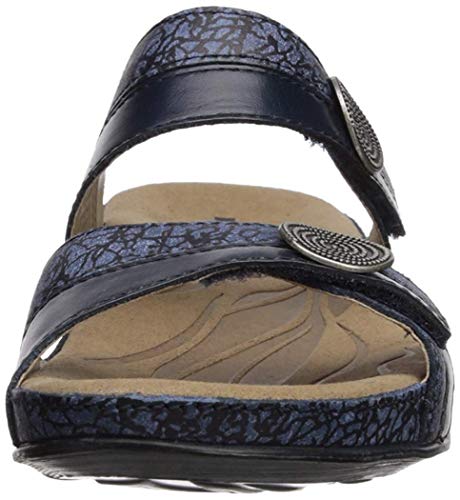 Buy Romika Women's, Fidschi 22 Slide Sandal Blue Multi 41 M at Amazon.in