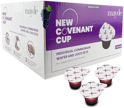 Amazon.com: Kingdom Prefilled Communion Cup with Wafers(500ct-white ...