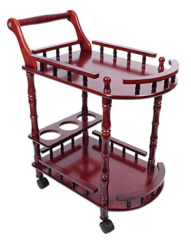 Woods Furniture Sheesham Wooden Service Trolley/Dining Service Trolley ...