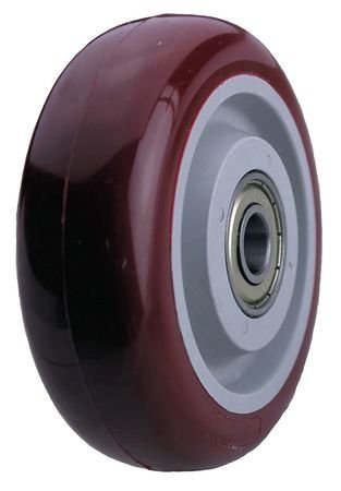 Amazon.com: Caster Wheel, 6 in, 450 lb., Roller Bearing : Industrial ...